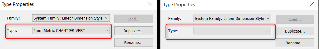 How to modify dimension "Dimension String Type" parameter - Autodesk Community