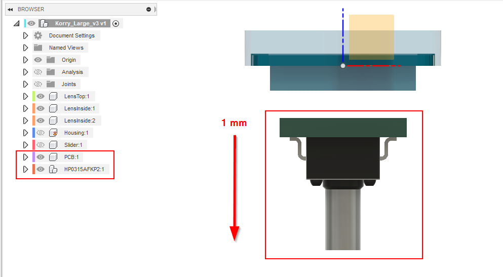 Solved Reference To A Component That I Moved Later Sketch Still Shows Component In Original 