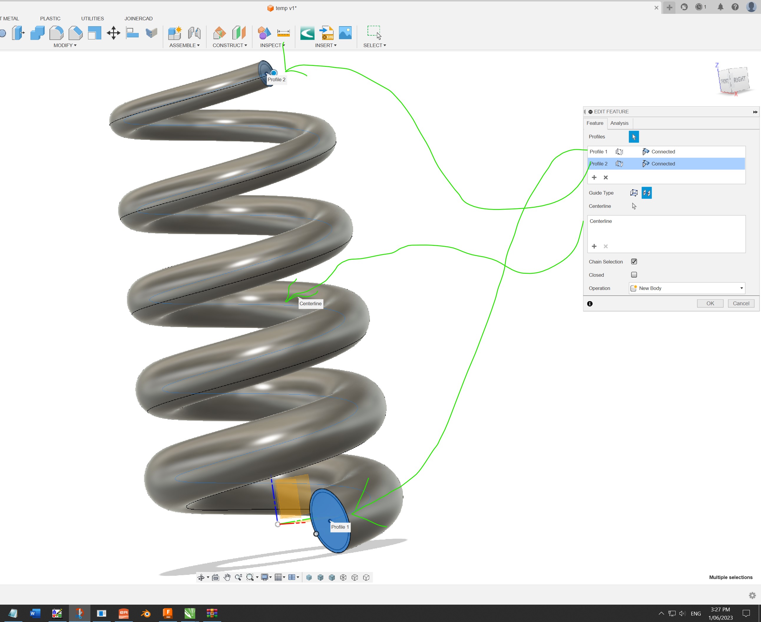 Solved: Creating a spiral tube... - Autodesk Community
