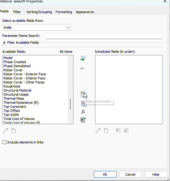 Solved: how to calclate wall wrapping material in revit schedule? - Autodesk Community