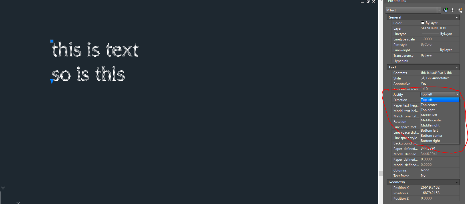 Solved: How to center align text - Autodesk Community
