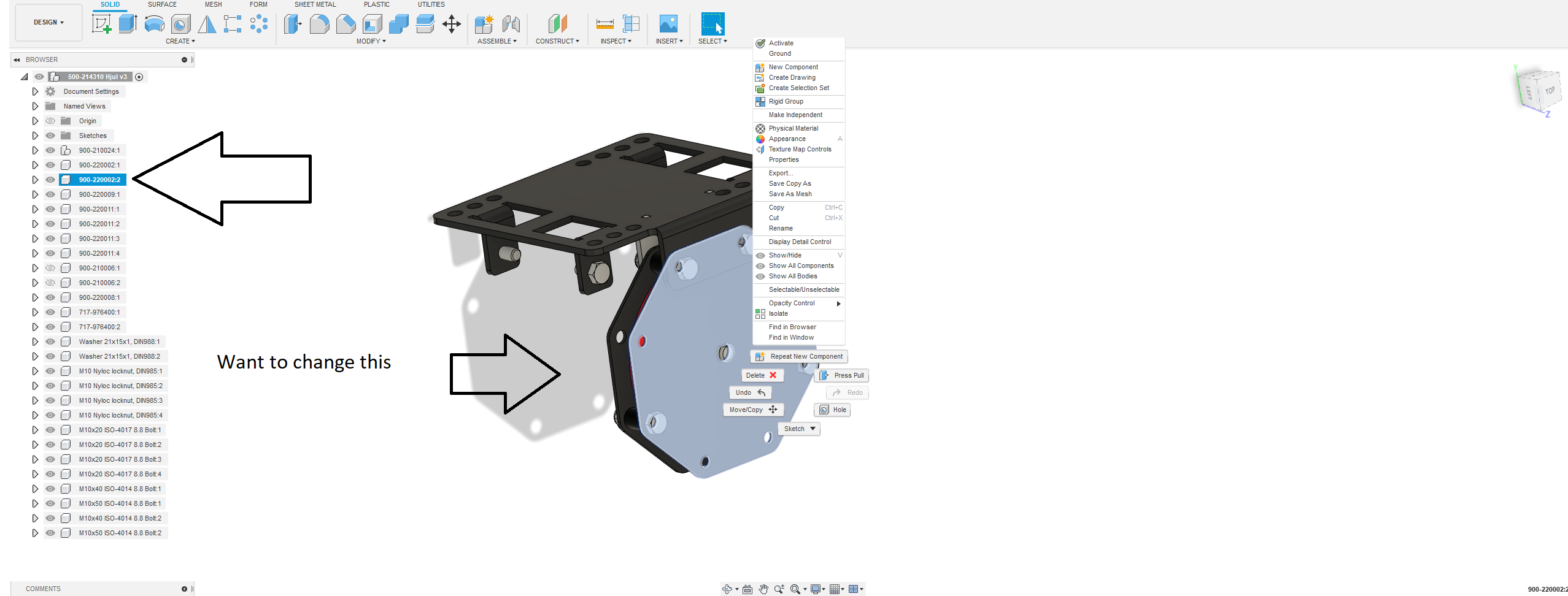 Replace non linked components? - Autodesk Community