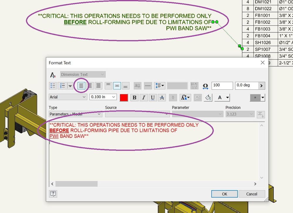 Make the "Left Justify" toolbar icon actually left justify drawing ...