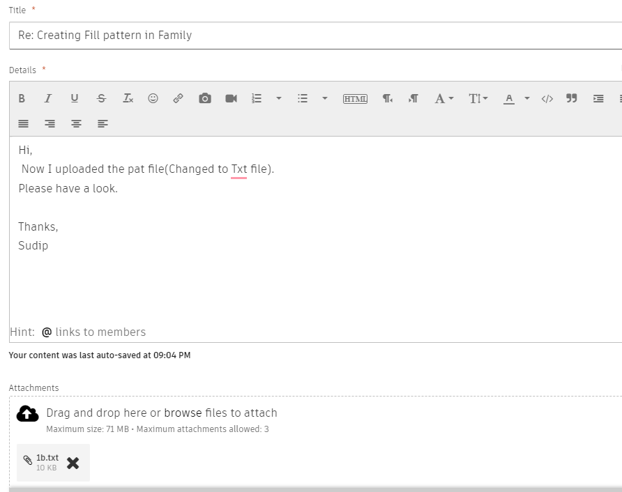 Creating Fill pattern in Family - Autodesk Community