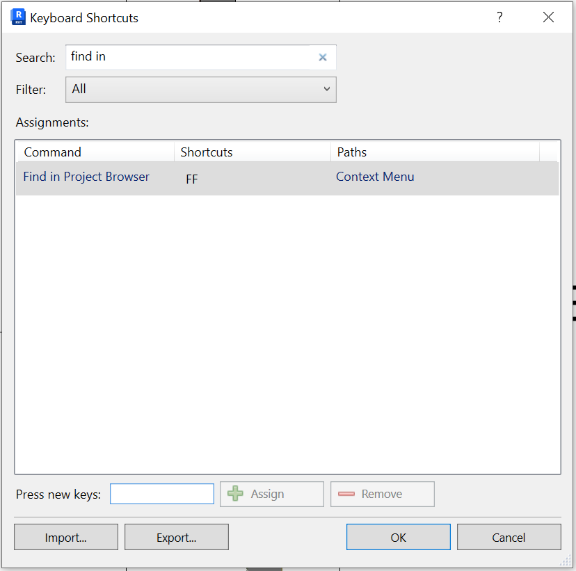 "Find in Project Browser" command missing in Windows 11 - Autodesk ...