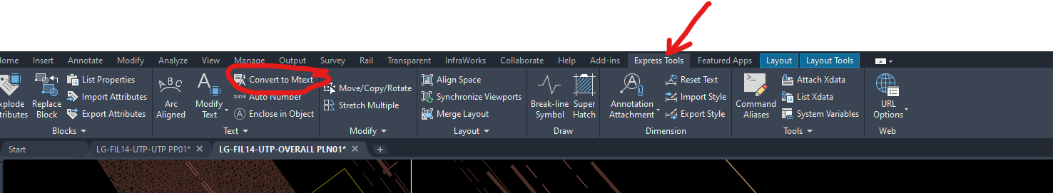 Solved: Convert text to Mtext - Autodesk Community