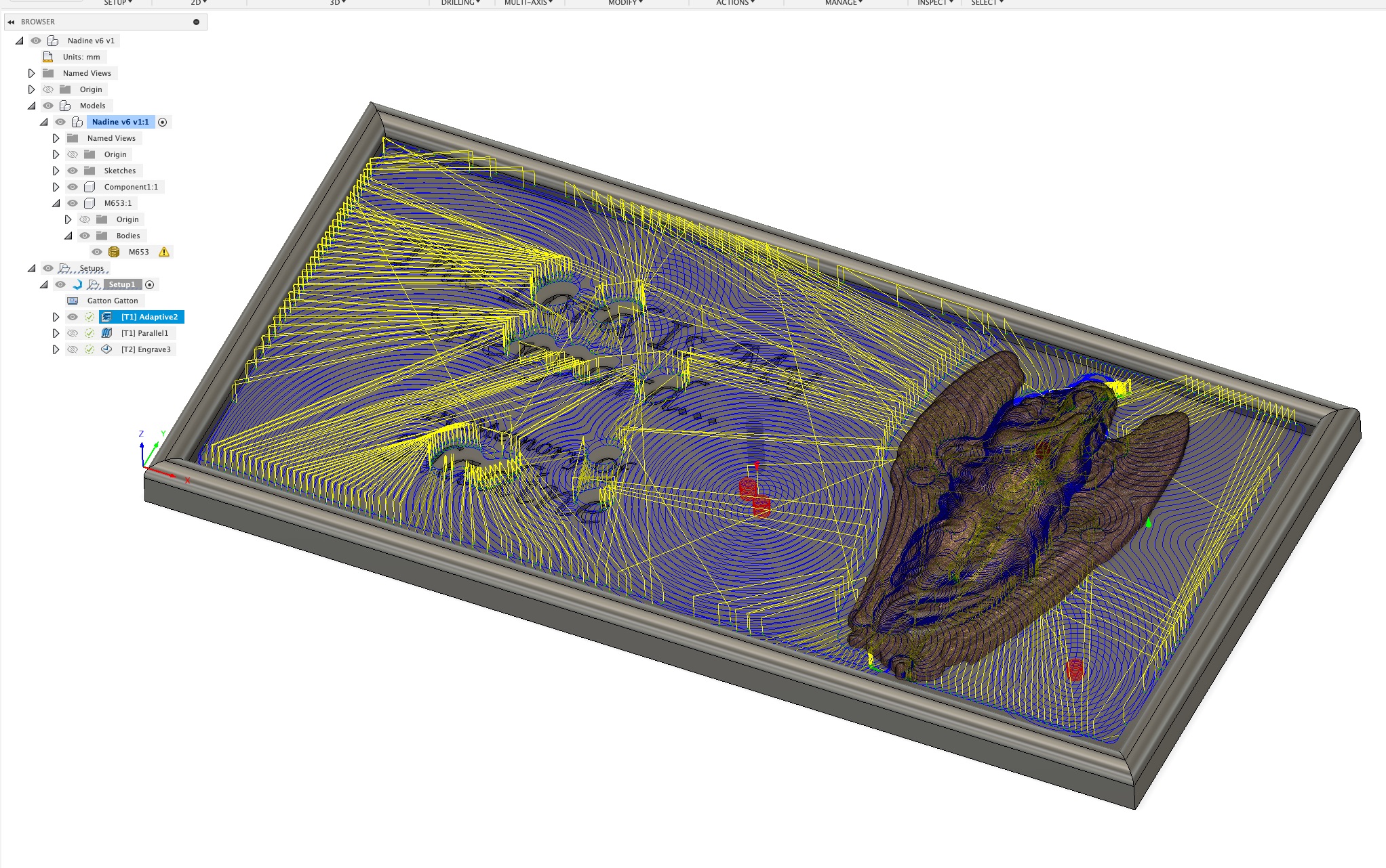 Need help with choosing tool paths for an 3d carving please. - Autodesk Community