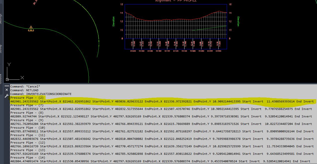 Solved: Get Invert Elevations and coordinate of all Pressure Pipe - Autodesk Community