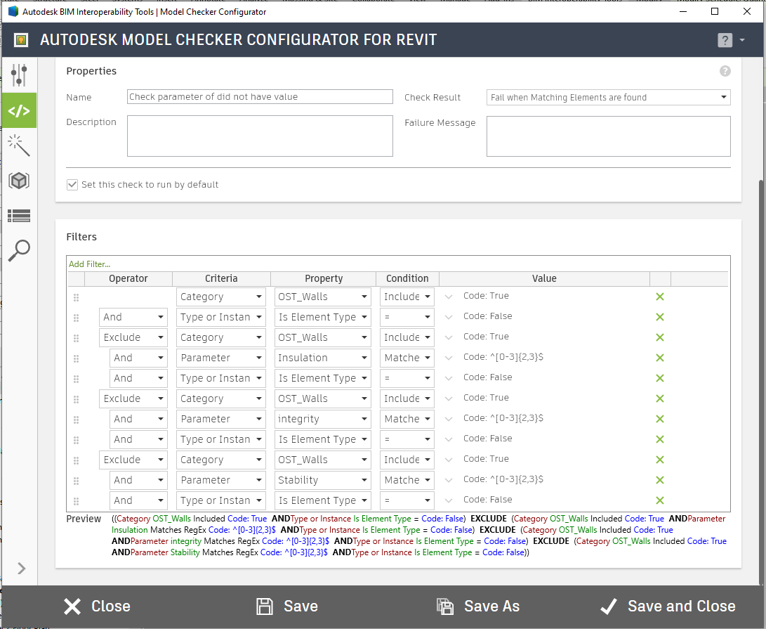 Revit Model Checker - Parameter check - Autodesk Community