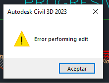 Subbase en el ancho de todo el terraplen (variable) + error al pegar superficies en Civil 3D ...