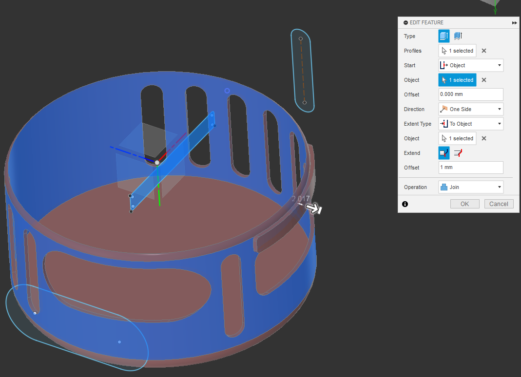 Oval Shape slots on outer cylinder - Autodesk Community