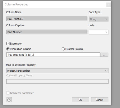 Frame Generator custom profile not updating part number with {B_L} length - Autodesk Community