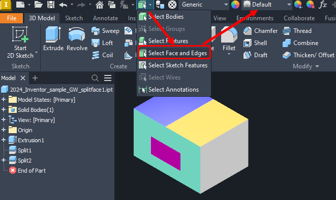 Solved: Apply multiple colors to one face - Autodesk Community