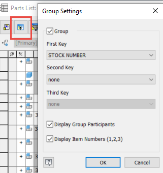 Is it possible to Group a Parts List via iLogic? - Autodesk Community