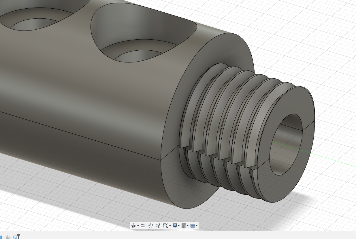 Solved: Thread wont make a full screw and won't align properly on my two bodys.. - Autodesk ...