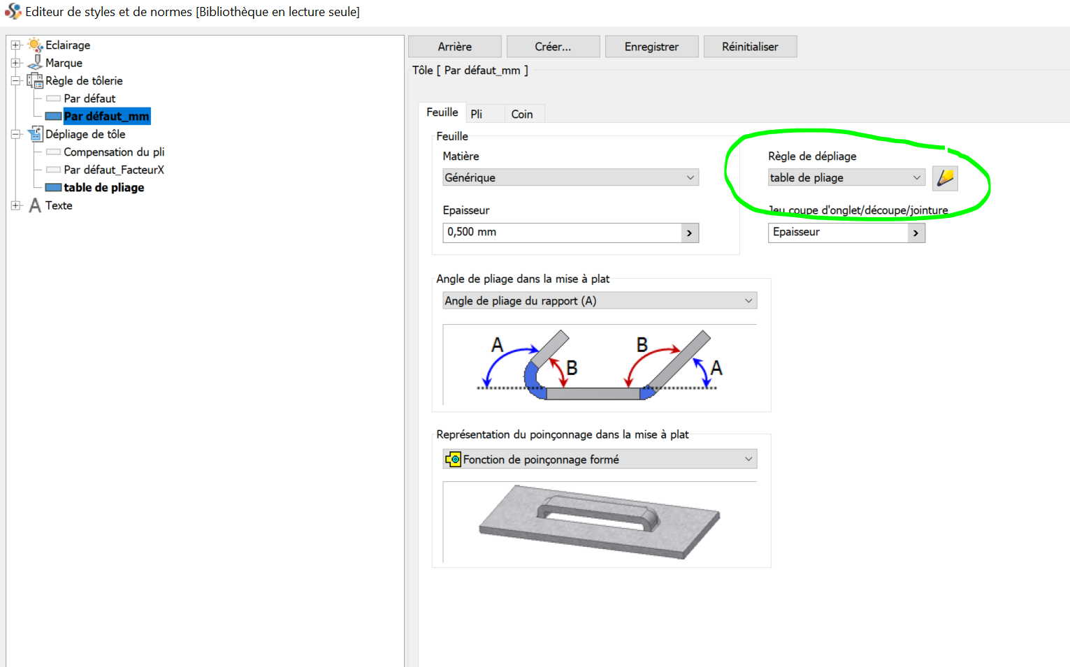 Inventor : module de tôlerie , Rayon intérieur variable. - Autodesk ...