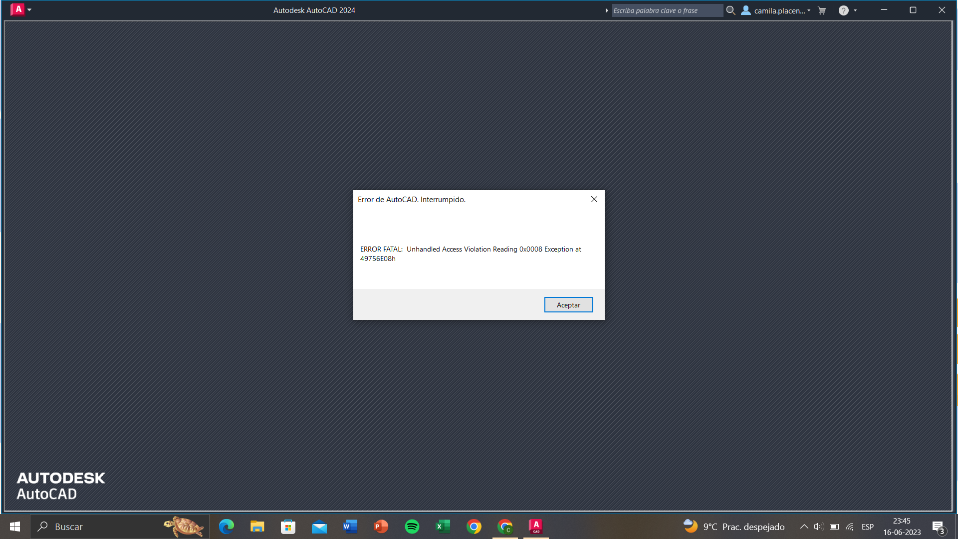 Solucionado: Error al abrir la aplicación en AutoCAD 2024 - Autodesk ...