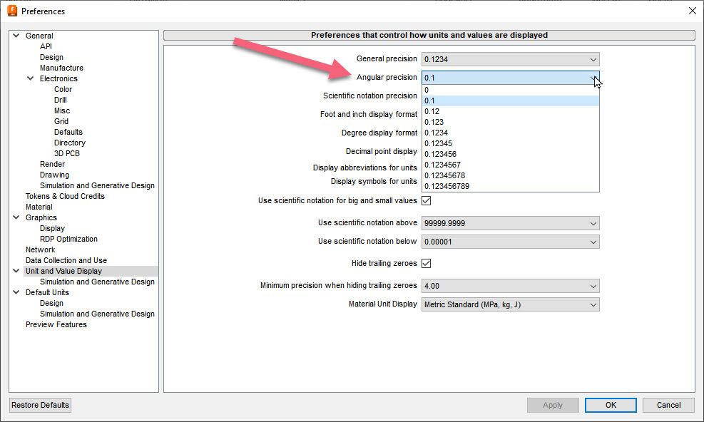 Solved: angle precision in sketch - Autodesk Community