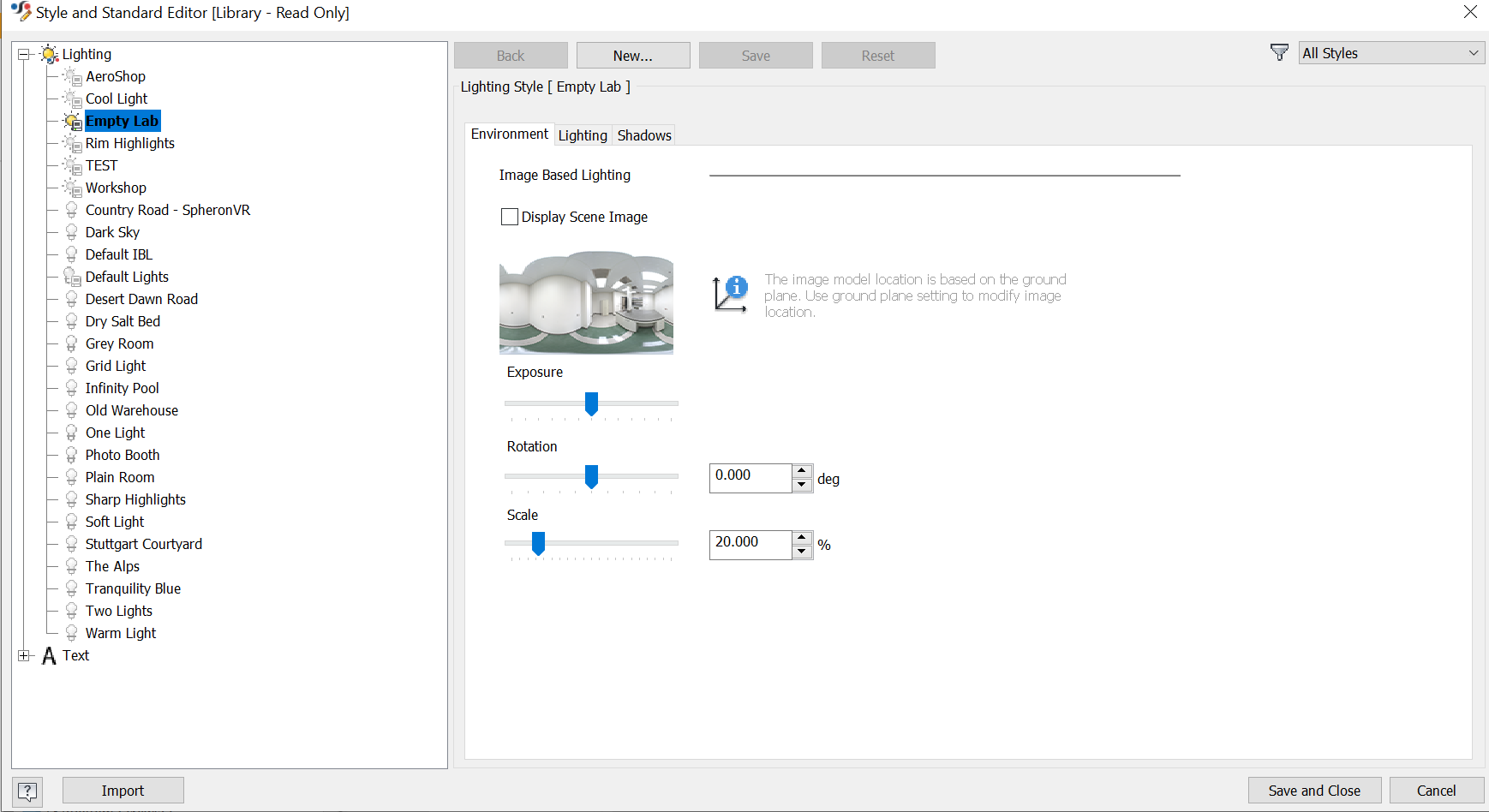 Solved: Environments Tab In IBL Settings Missing - Autodesk Community