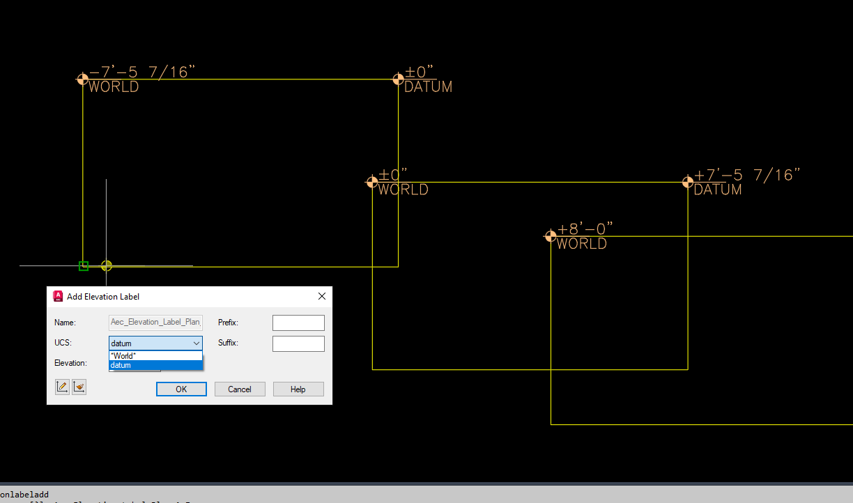 Elevation Labels explained - Autodesk Community