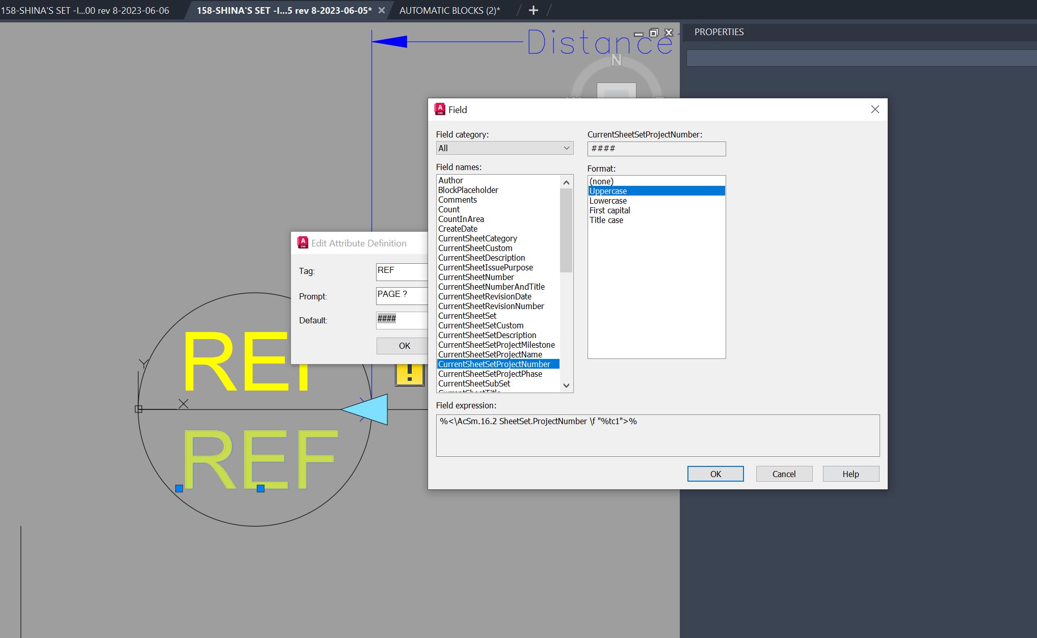 AUTOMATIC BLOCK - Autodesk Community