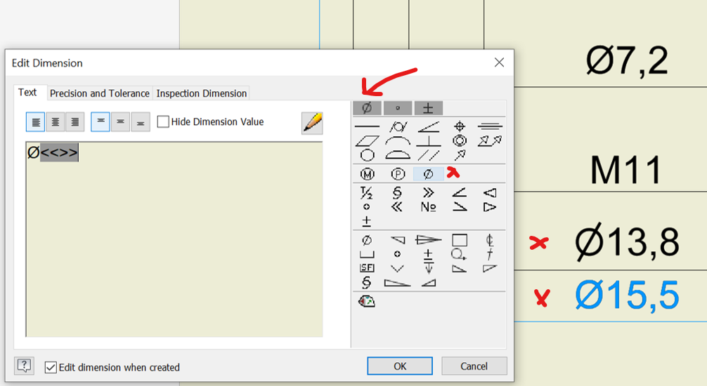 Diameter symbol Ø - Autodesk Community