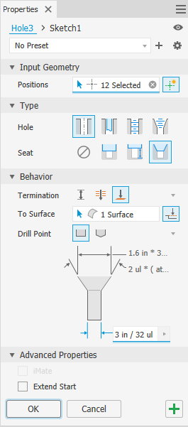 Solved: How to transfer holes from one sketch to another sketch in the same part - Autodesk ...