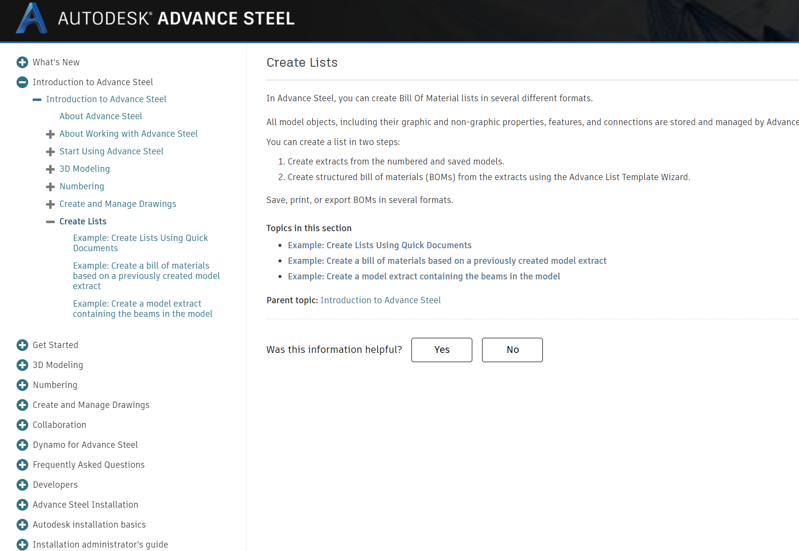 Solved: Excel lists from Advance Steel - Autodesk Community