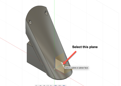 Solved: How to create a plane on a curved surface - Autodesk Community
