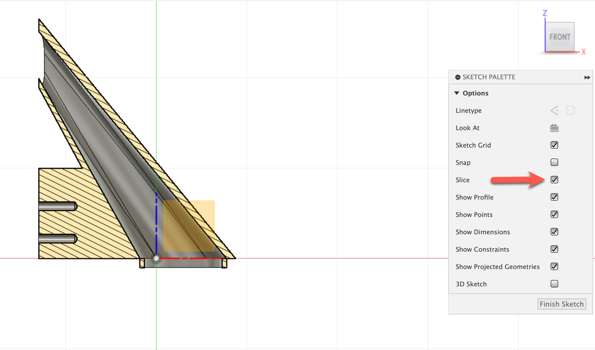 Solved: How to create a plane on a curved surface - Autodesk Community