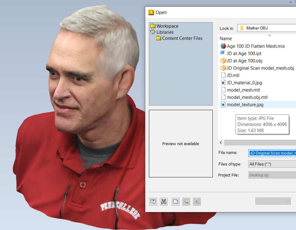 Solved: OBJ file to a solid - Autodesk Community