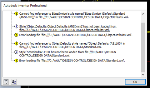 Inventor custom standards.xml and objectdefaults.xml not being read correctly - Autodesk Community