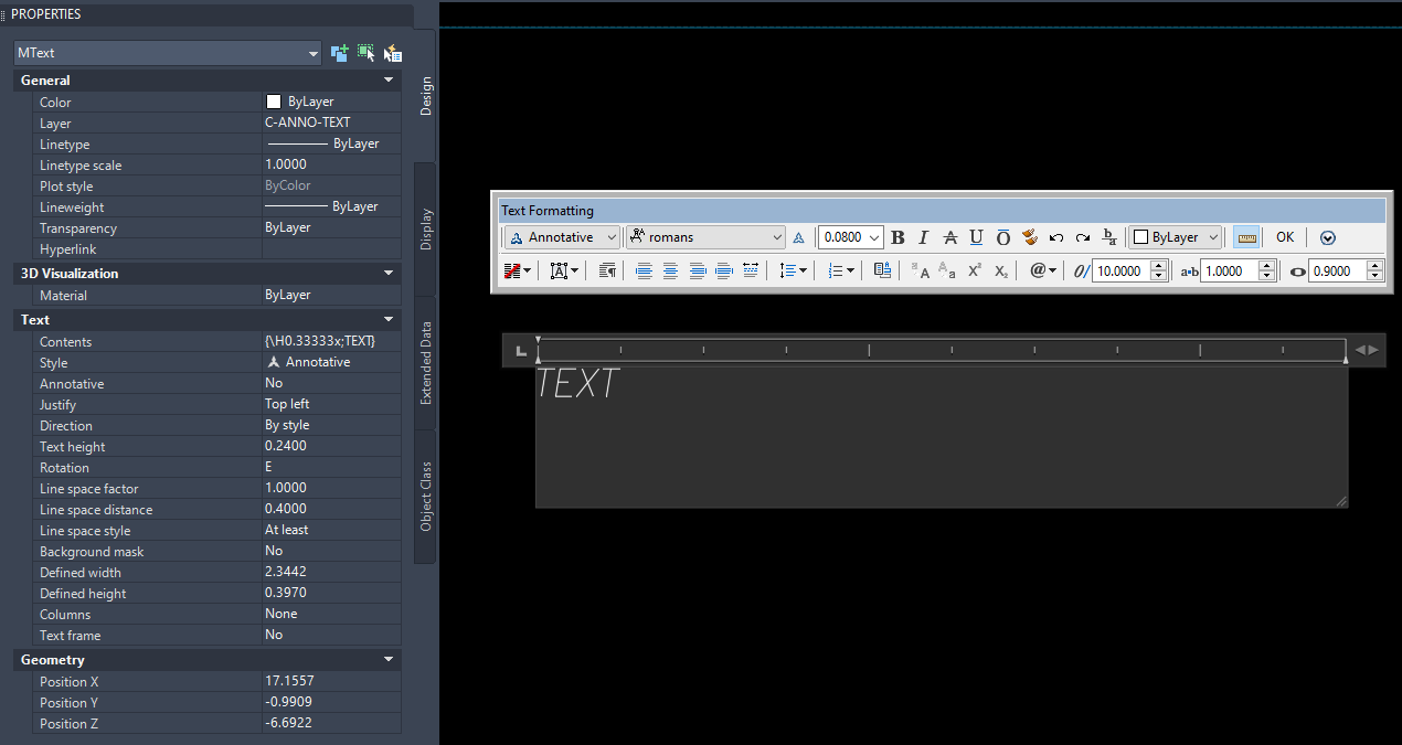 Solved: Mtext Properties height scaling - Autodesk Community