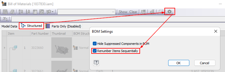 Solved: Is there API access to the structured BOM settings? - Autodesk Community