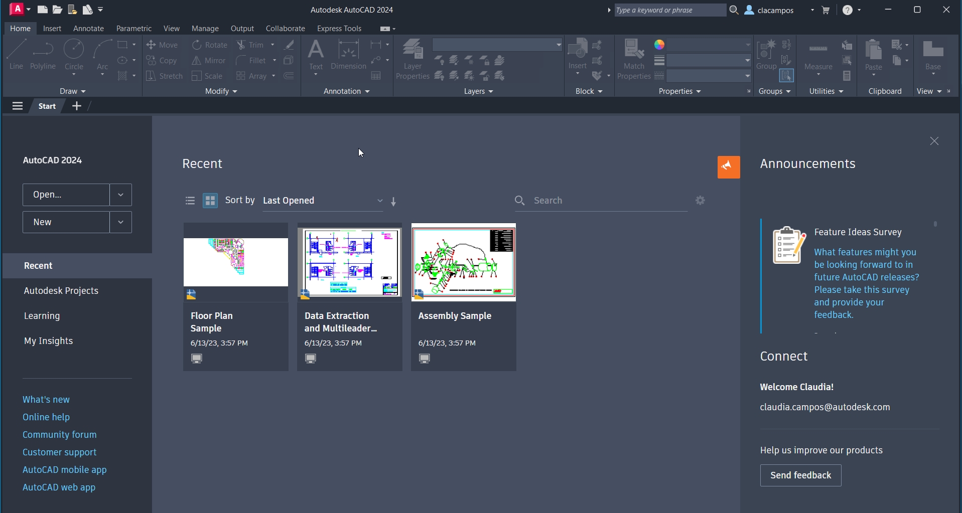 Como você abre um desenho no AutoCAD? - Autodesk Community