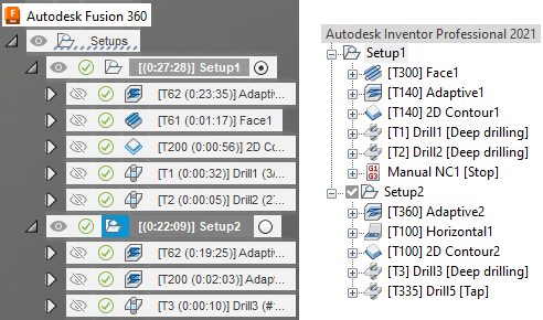 Solved: How to show machine time next to each operation on CAM browser ...
