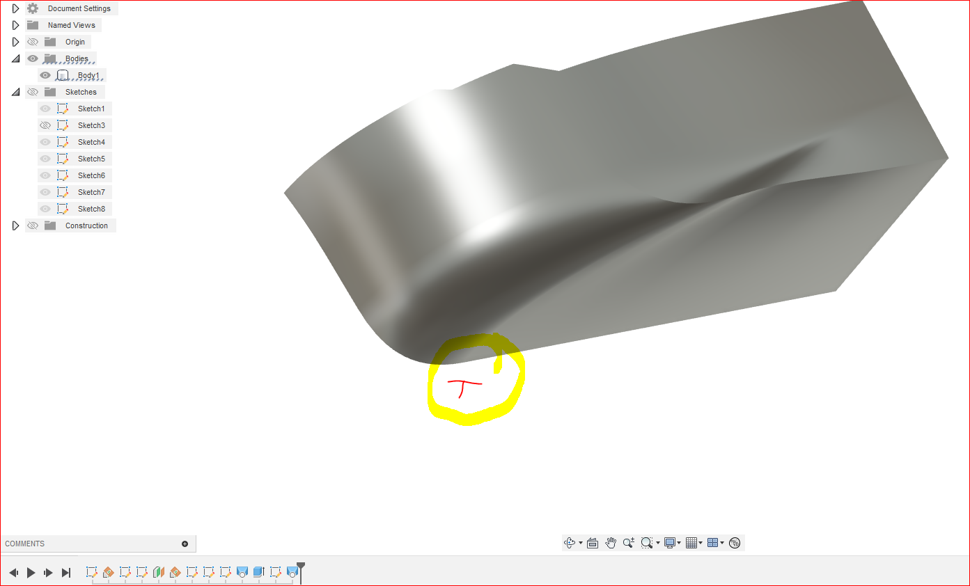 Loft- misguided rail not smooth error? - Autodesk Community