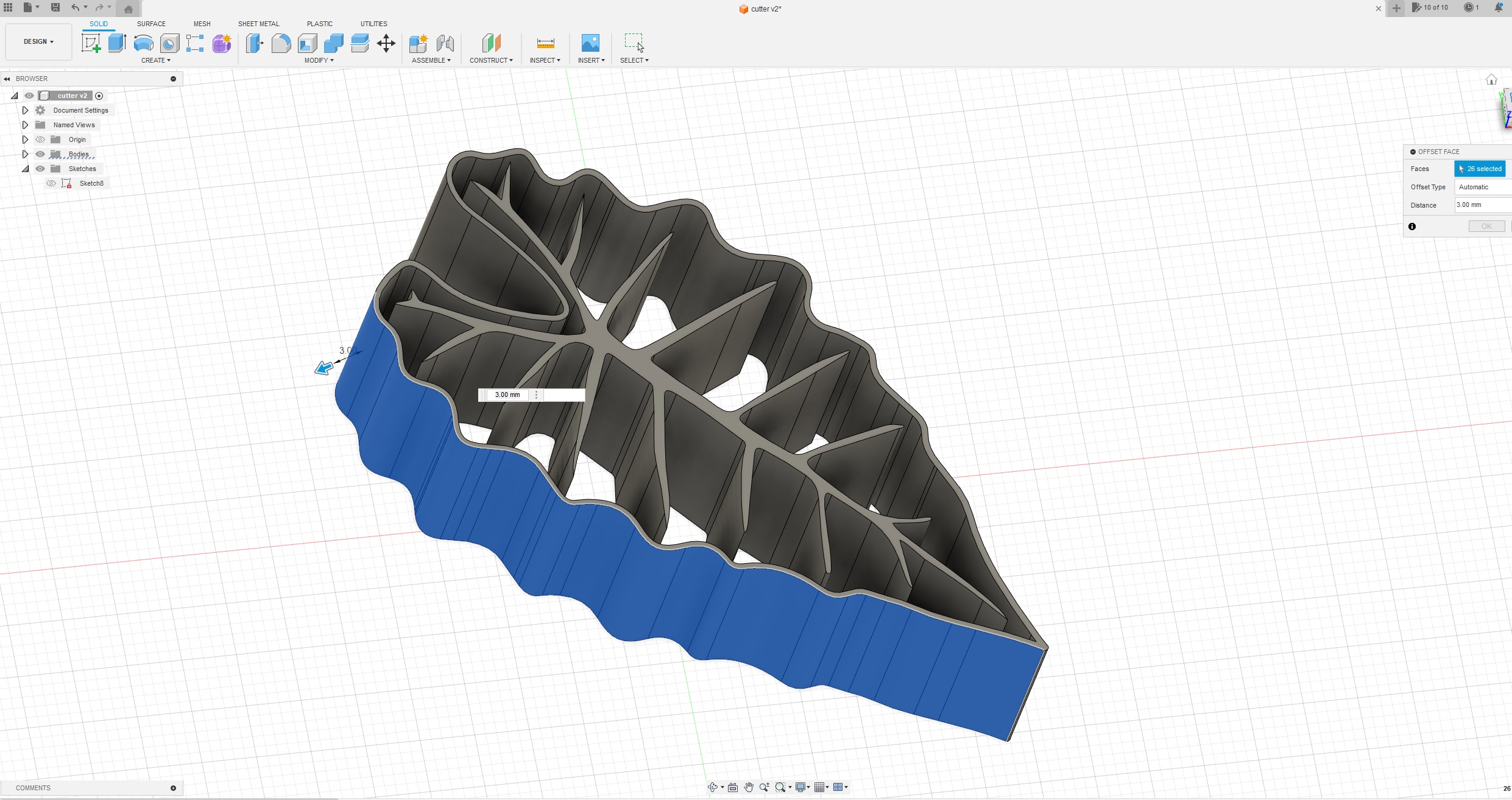 Can I extend an svg outline in Fusion 360? - Autodesk Community