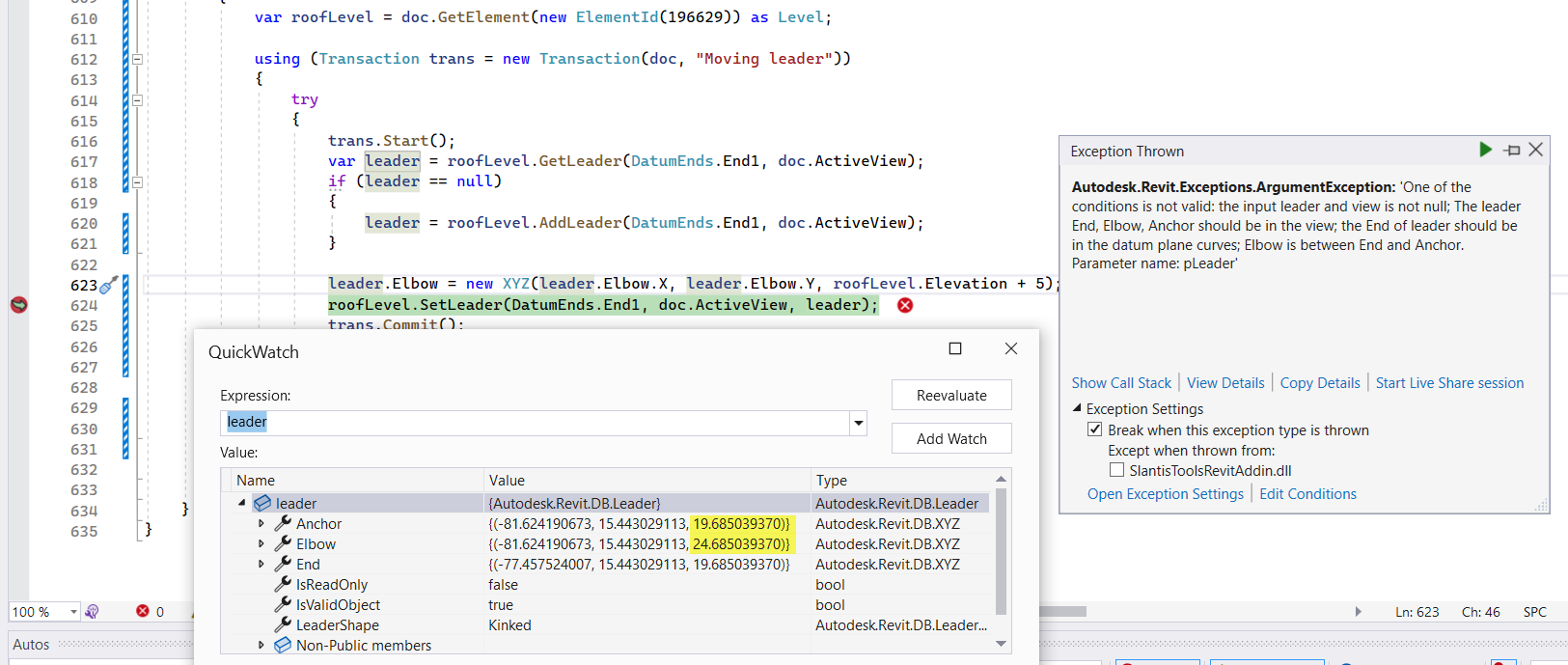 Solved: Issue when setting Level's Leader (Revit API 2023) - Autodesk ...