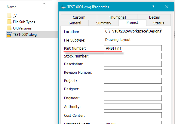 Vault Data Standard for Part Number update when creating a new Inventor file. - Autodesk Community