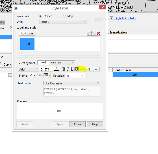 Solved: Adding Text in a Map3D Expression - Autodesk Community