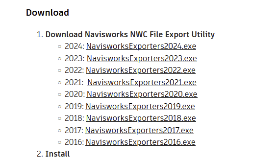 Solved: Publish to NWC Add-In for Revit 2024 - Autodesk Community
