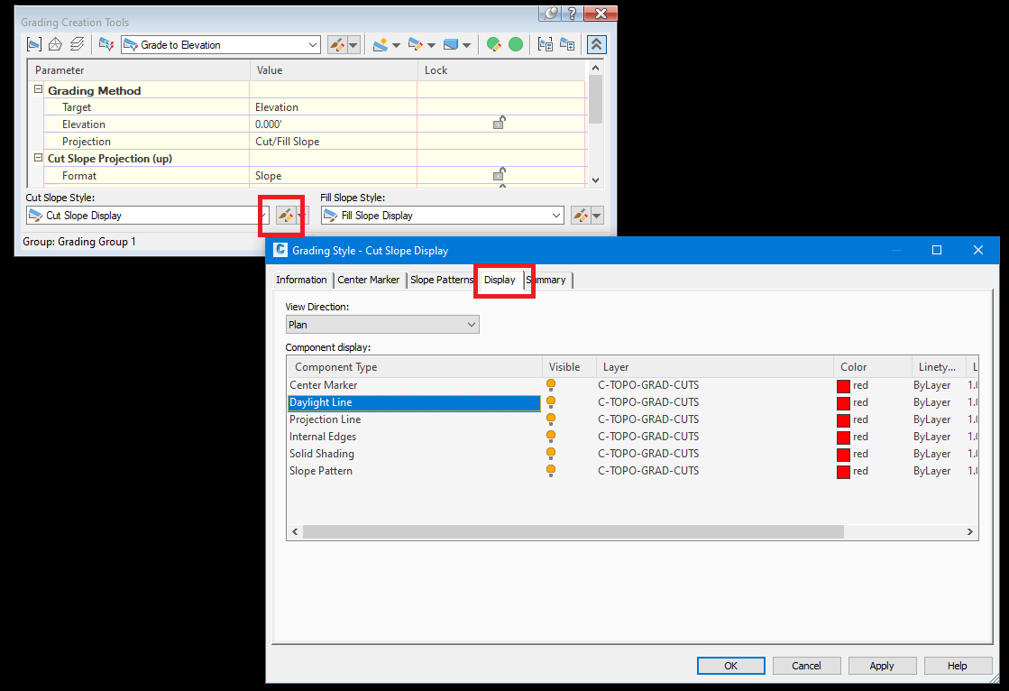 Solved: Change grading linestyle - Autodesk Community