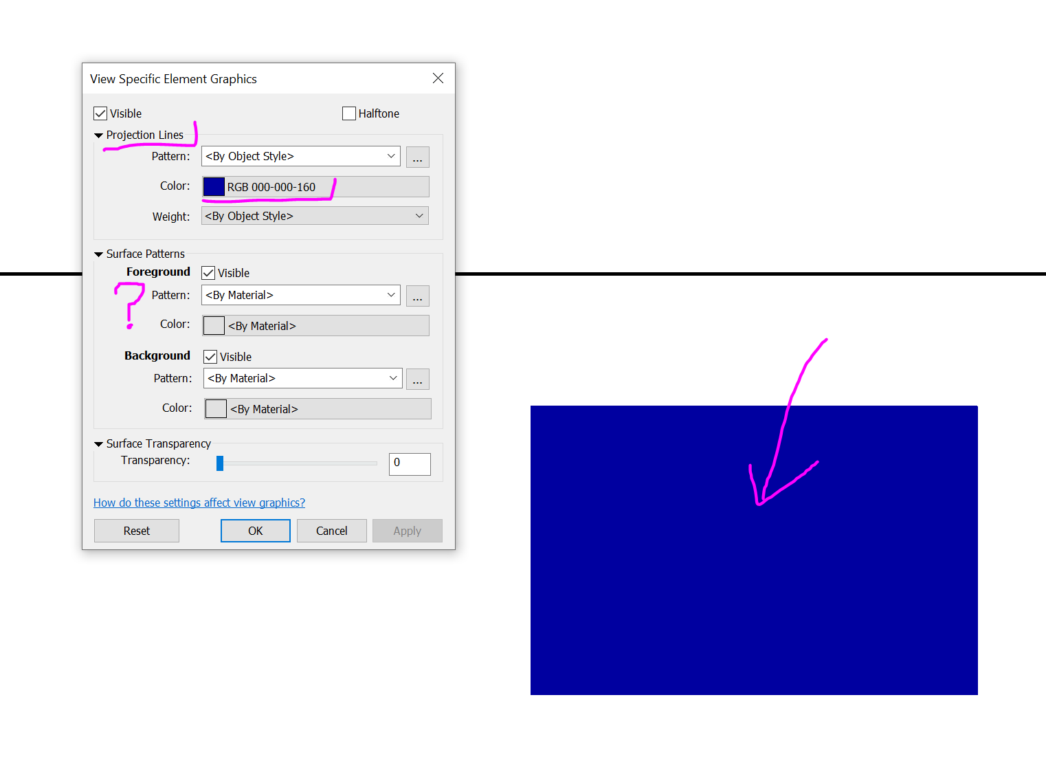 Solved: Filled Region Graphic Overrides - Autodesk Community