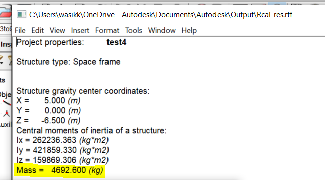 Solved: Self weight value - Autodesk Community