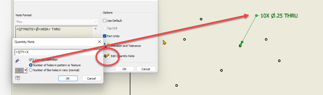 Solved: Combine Similar Hole Count on single drawing view - Autodesk Community