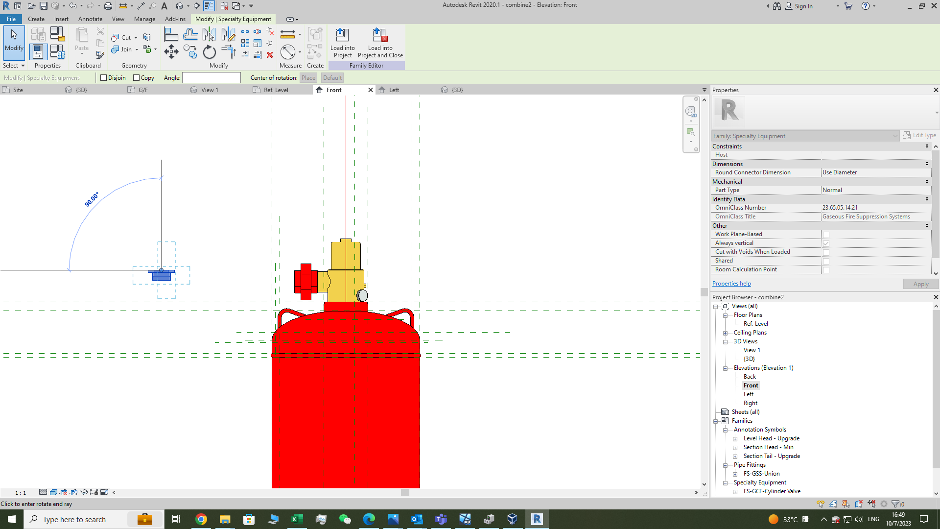 Solved: Couldn't rotate after load to family - Autodesk Community