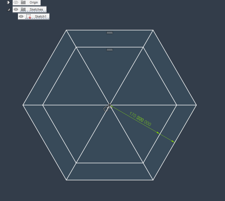 Solved: How to chamfer, draft, fillet a hexagonal form - Autodesk Community