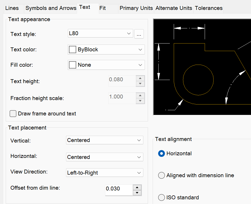 Solved: Radius dimension settings - Autodesk Community