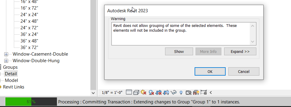 REVIT 2022 Freezes after attempting to create Detail Group - Autodesk Community